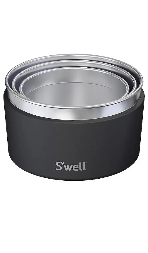 S'WELL 6pc Canister Set In Black