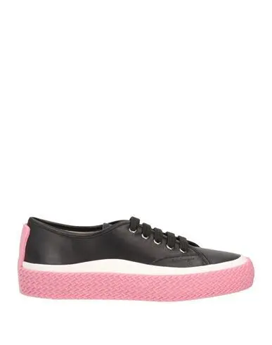 FERRAGAMO Sneakers In Calfskin Leather - Black