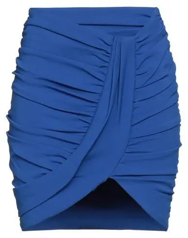 Balmain Mini Skirt In Viscose Blend - Blue