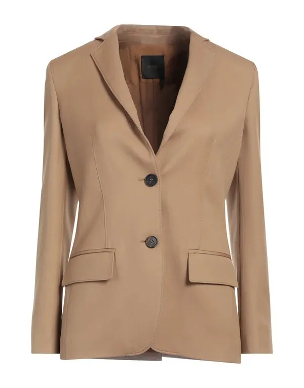 Agnona Single-breasted Blazer - Beige