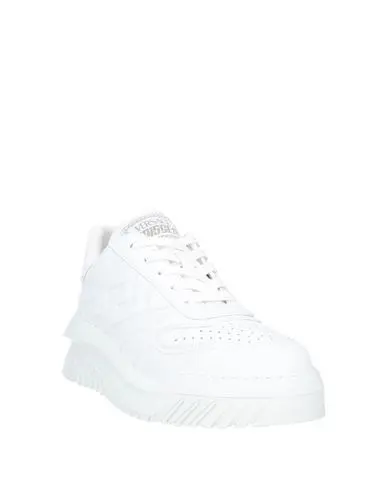 Versace Calfskin Sneakers - White