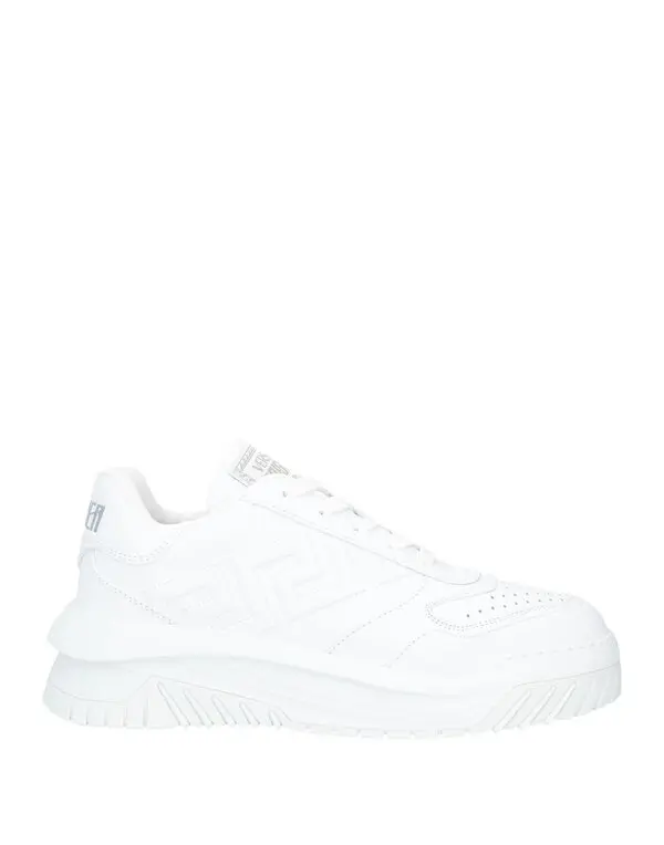 Versace Calfskin Sneakers - White