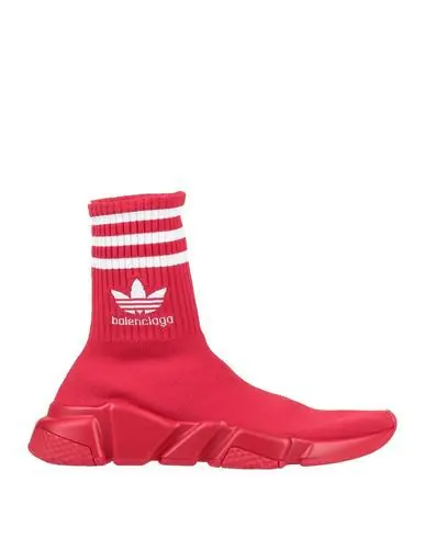 BALENCIAGA X ADIDAS ORIGINALS Textile Fiber Sneakers - Red