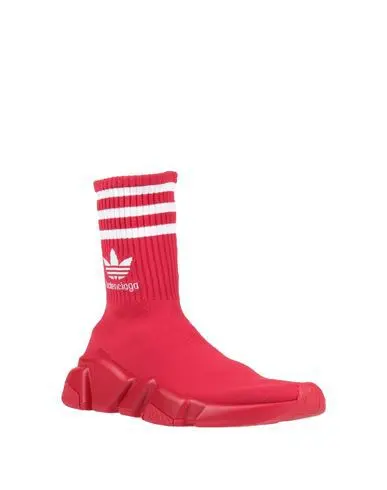 BALENCIAGA X ADIDAS ORIGINALS Textile Fiber Sneakers - Red
