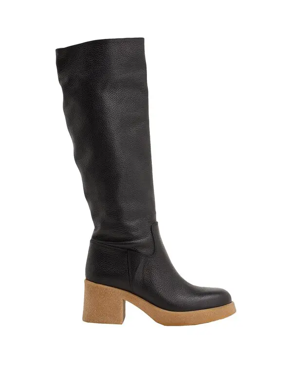 8 BY YOOX Grain Leather Calfskin Boots
