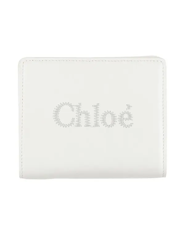 Chloé Wallet Calfskin - White