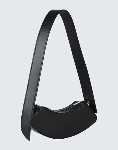 Gcds Leather Shoulder Bag - Black