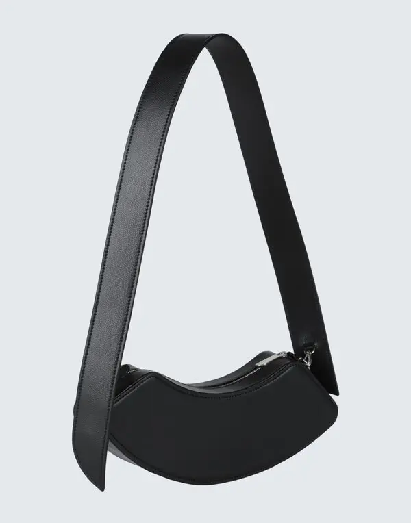 Gcds Leather Shoulder Bag - Black