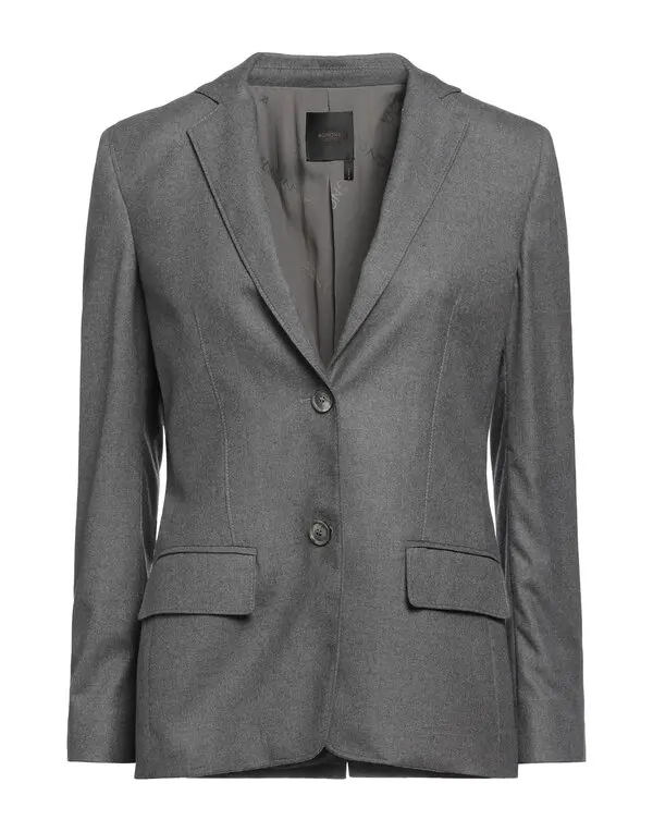 Agnona Single-breasted Blazer - Grey