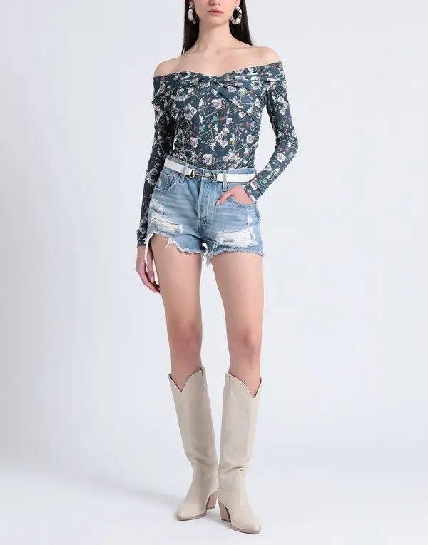 Isabel Marant Étoile Off-the-shoulder Floral Print Top