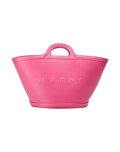 Marni Leather Shopper Bag - Fuchsia