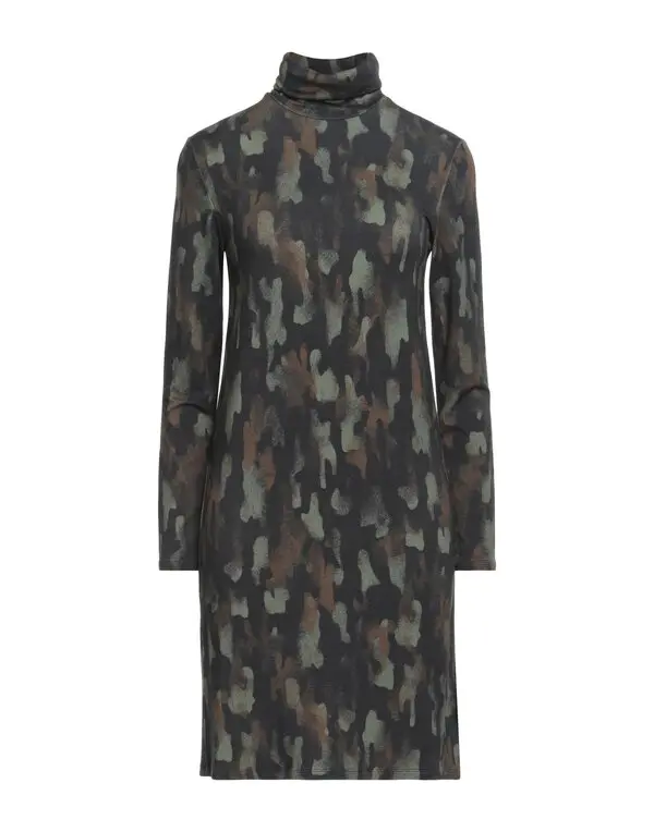 Majestic Filatures Military Viscose Mini Dress