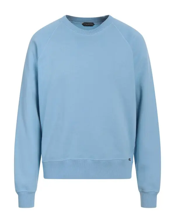 TOM FORD Sweatshirt In Pastel Cotton - Blue