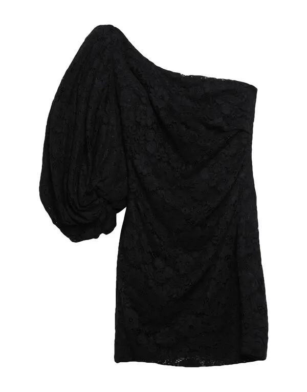 Pinko Mini One-shoulder Lace Dress