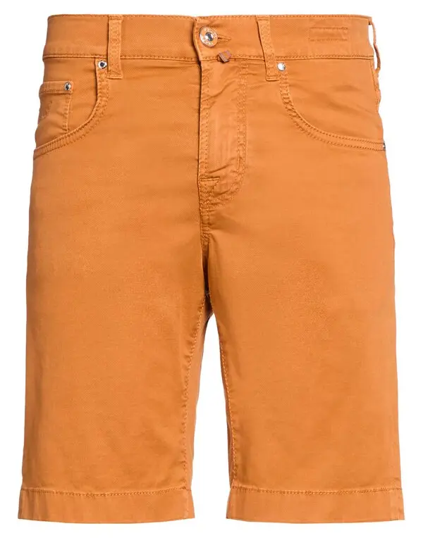 JACOB COHЁN Shorts & Bermuda Shorts Rust Size Cotton, Lyocell, Elastane