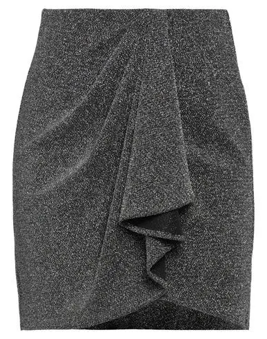 MARANT ETOILE Metallic Mini Skirt - Black