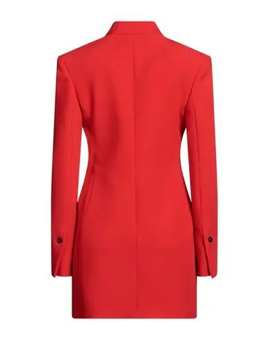 FERRAGAMO Suit Jacket Size Virgin Wool - Red