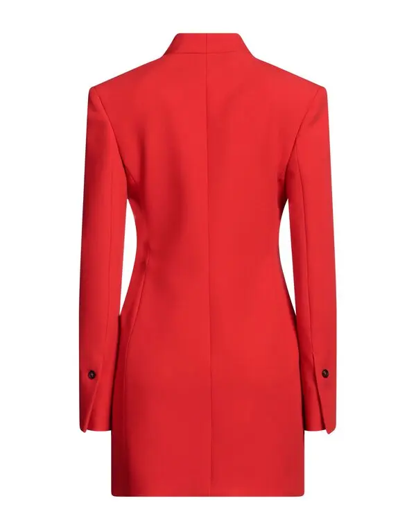FERRAGAMO Suit Jacket Size Virgin Wool - Red