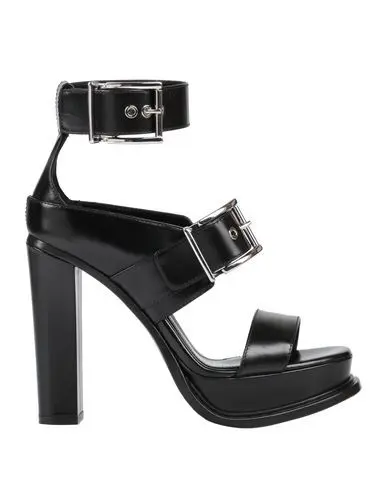 Alexander McQueen Leather Platform Sandals