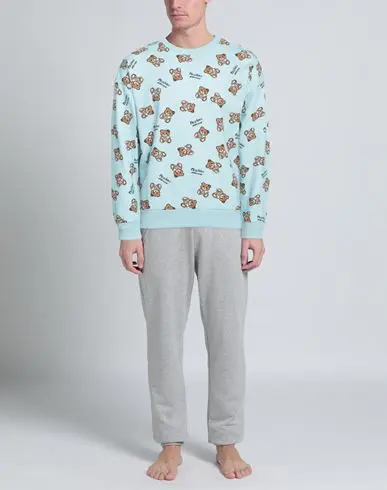 Moschino Cotton Elastane Sweatshirt - Blue