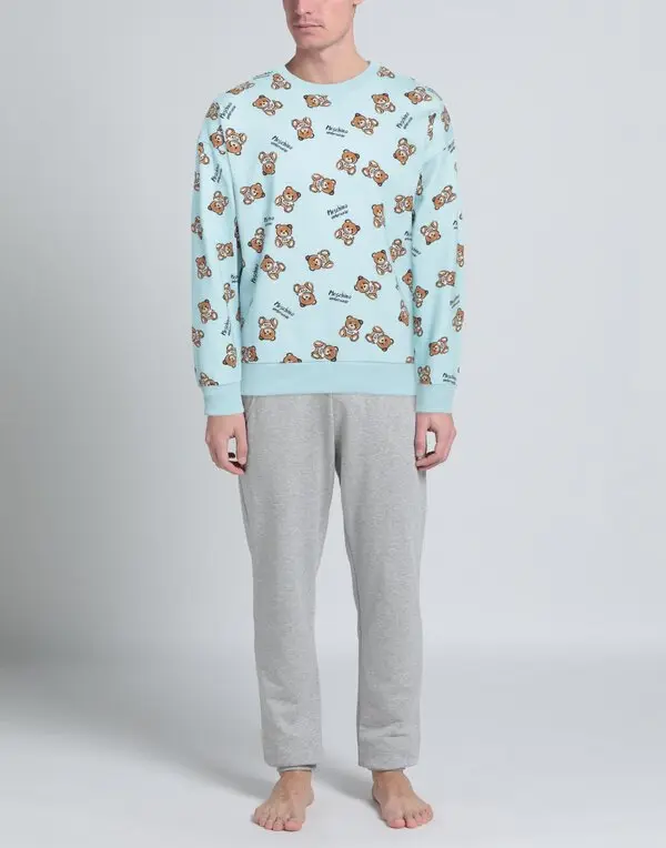 Moschino Cotton Elastane Sweatshirt - Blue