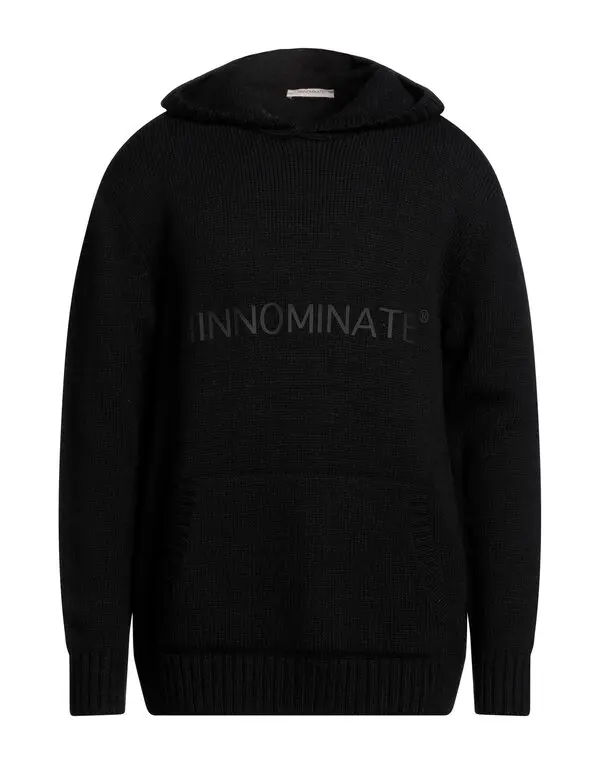 HINNOMINATE Knitted Hoodie - Black