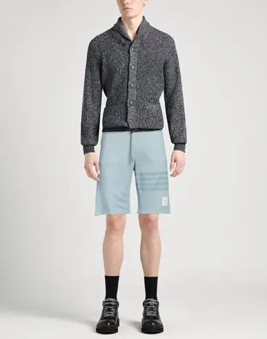 Thom Browne Sweatshirt Fleece Shorts - Blue