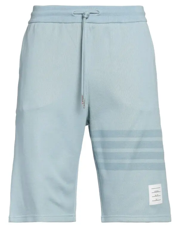 Thom Browne Sweatshirt Fleece Shorts - Blue