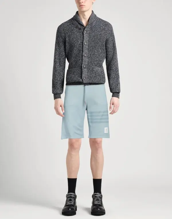 Thom Browne Sweatshirt Fleece Shorts - Blue