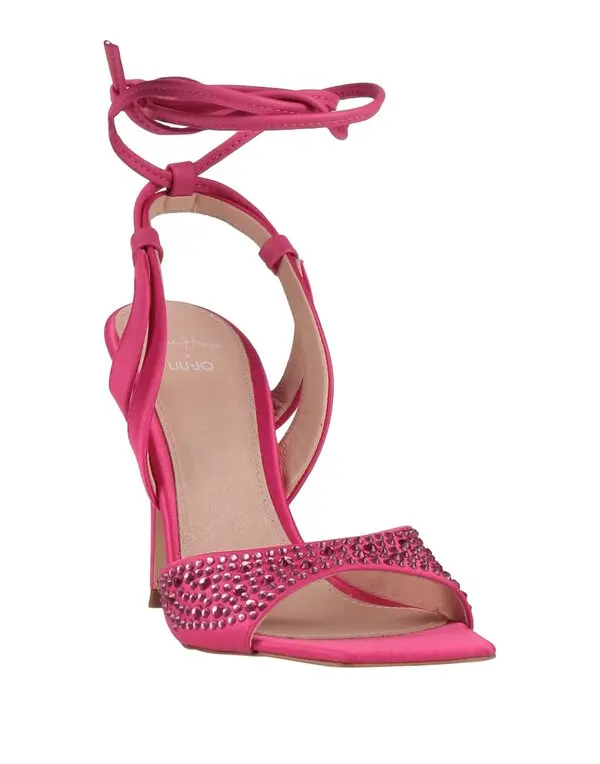 Liu Jo Textile Fibers Sandals - Fuchsia
