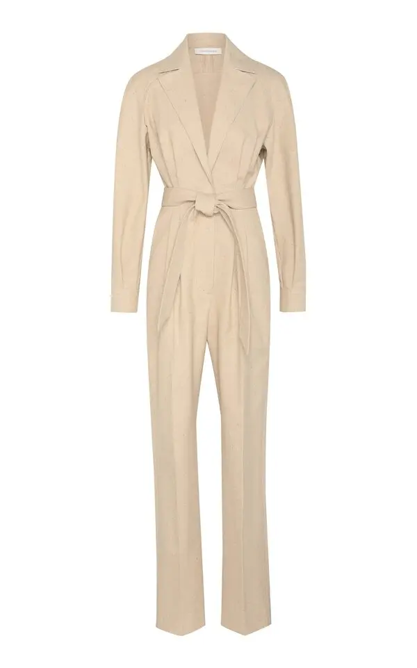 Zimmermann Natura Tailored Cotton-silk Jumpsuit
