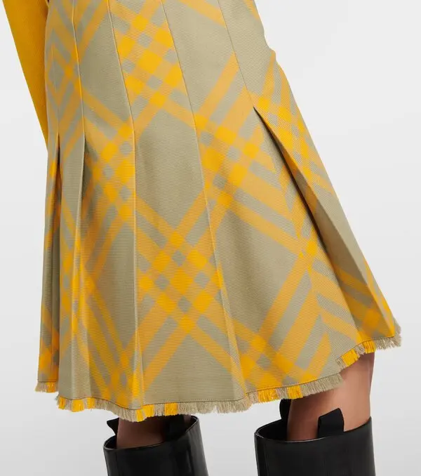 Burberry Check Wool-blend Kilt