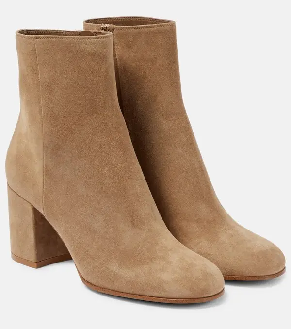 GIANVITO ROSSI Joelle Suede Ankle Boots
