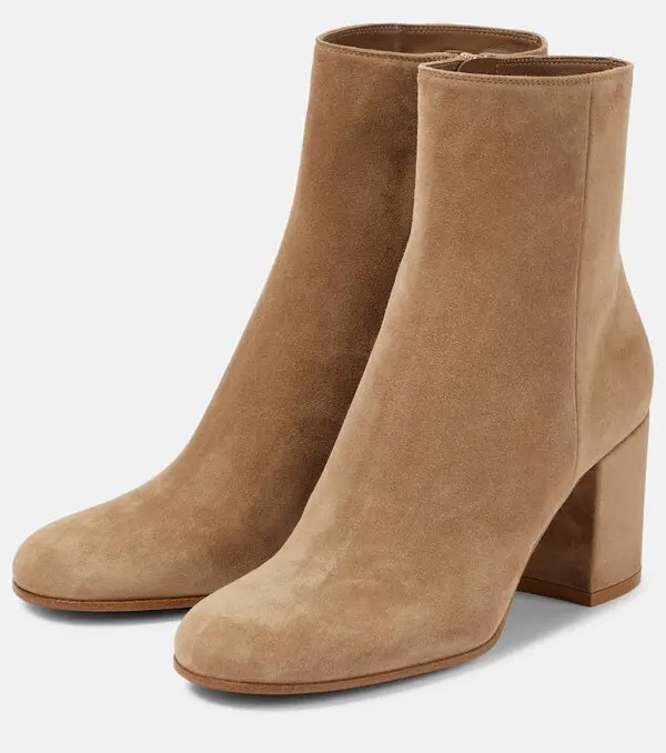 GIANVITO ROSSI Joelle Suede Ankle Boots