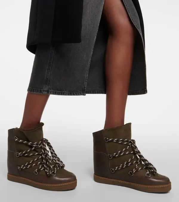 Isabel Marant Étoile Nowles Leather Sneakers
