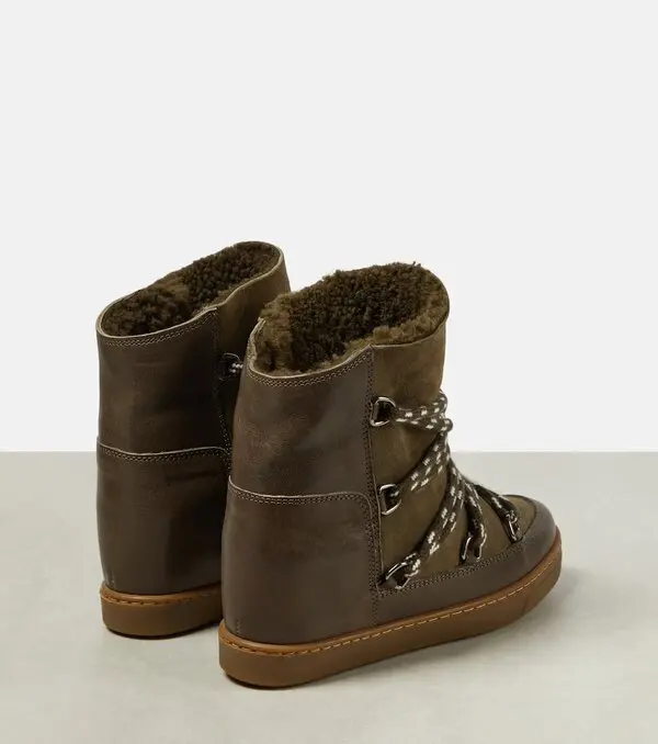 Isabel Marant Étoile Nowles Leather Sneakers