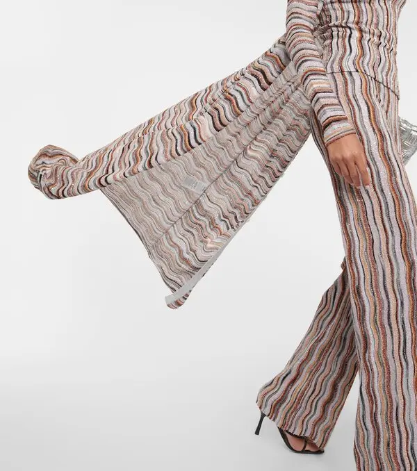 Missoni Striped Lamé Cardigan