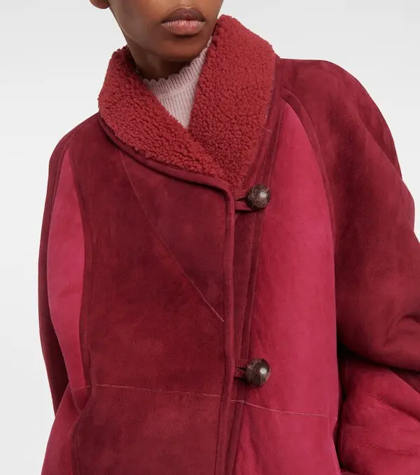 MARANT ETOILE Abeni Shearling-lined Jacket