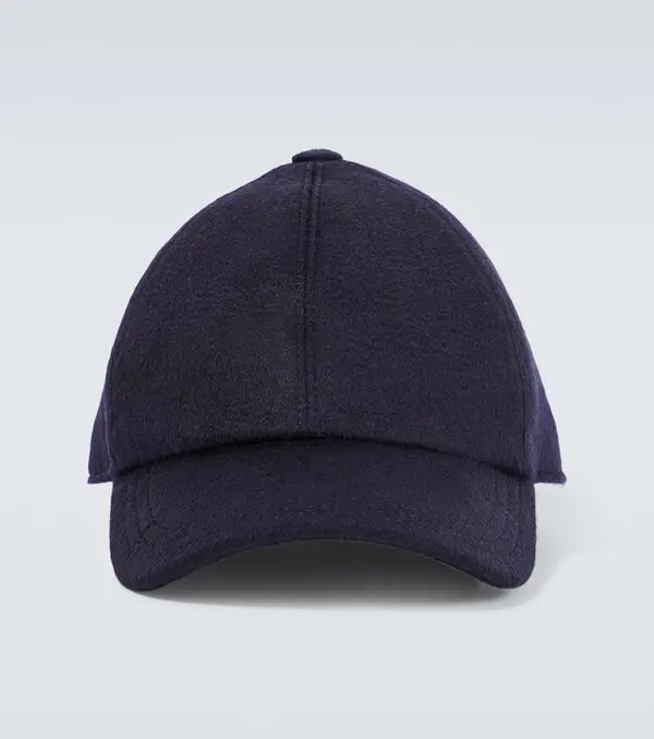 THE ROW Caspian Baseball Cap - Blue
