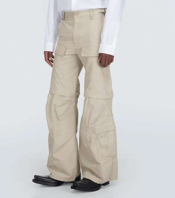 Balenciaga Hybrid Flared Cargo Pants