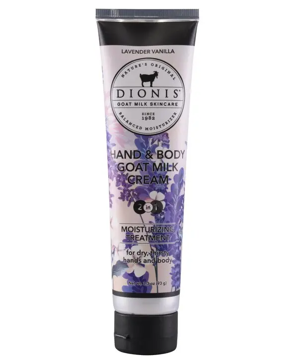 DIONIS GOAT MILK SKINCARE Lavender Vanilla Hand Body Goat Milk Cream - No Color