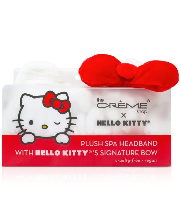 THE CREME SHOP Hello Kitty Plush Spa Headband - Red