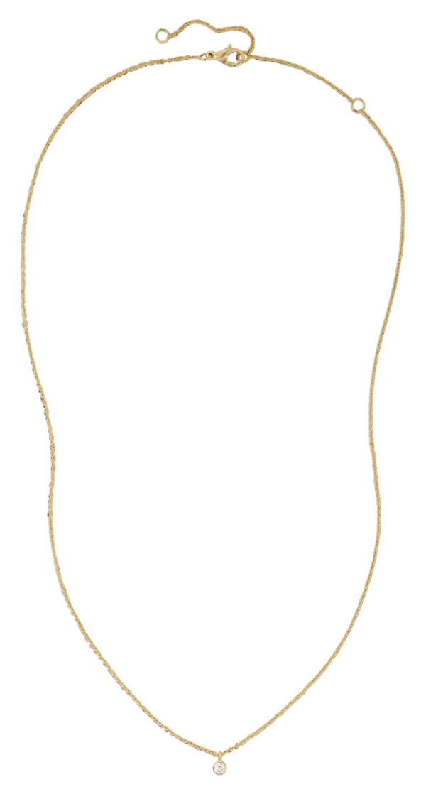 De Beers My First Clea 18-karat Diamond Necklace - Gold