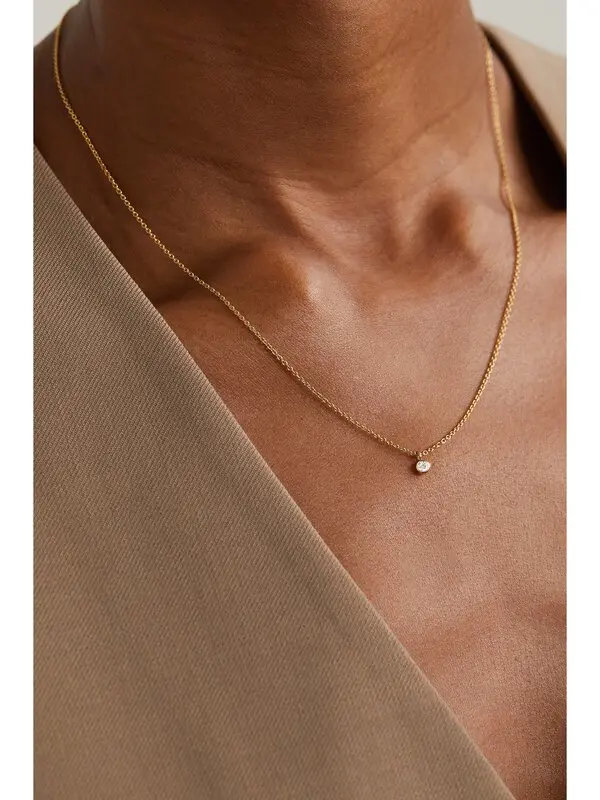 DE BEERS LONDON 18-karat Diamond Necklace