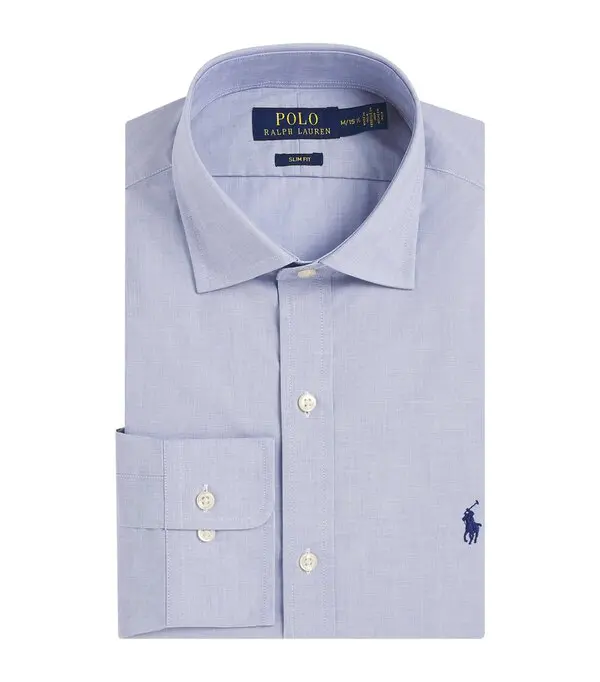 Polo Ralph Lauren Poplin Slim-fit Shirt - Blue
