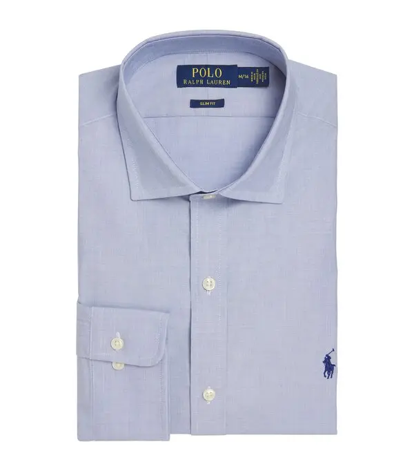 Polo Ralph Lauren Poplin Slim-fit Shirt - Blue