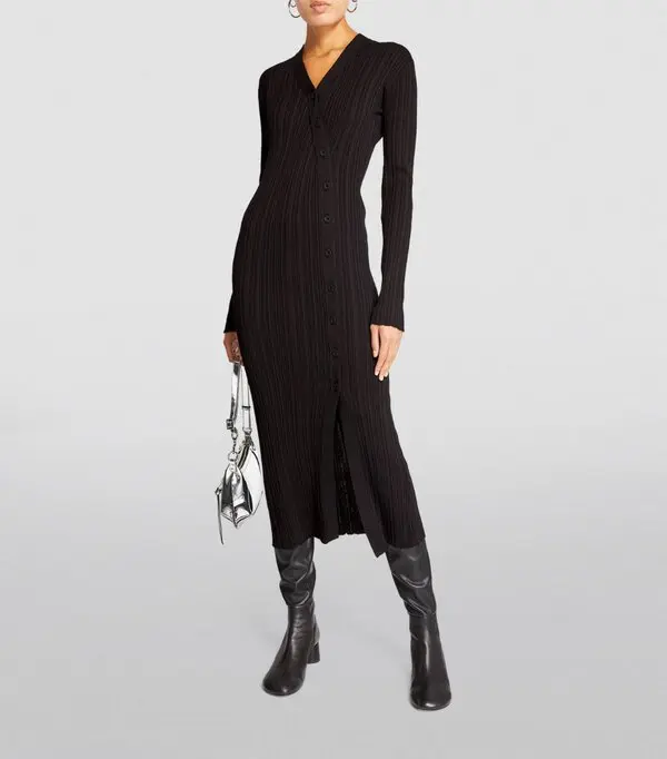 missoni green knit dress MISSONI BLACK/BLUE/GREEN KNIT DRESS – STORM IN A TEACUP main image 0