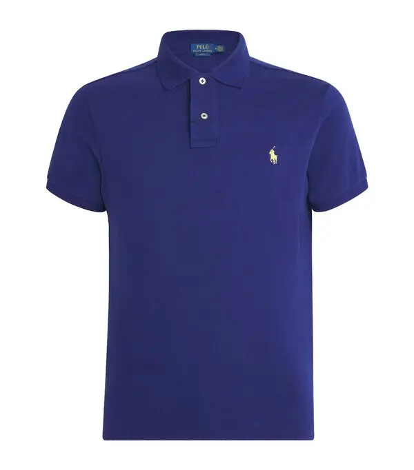 Polo Ralph Lauren Cotton Mesh Slim-fit Polo Shirt - Navy