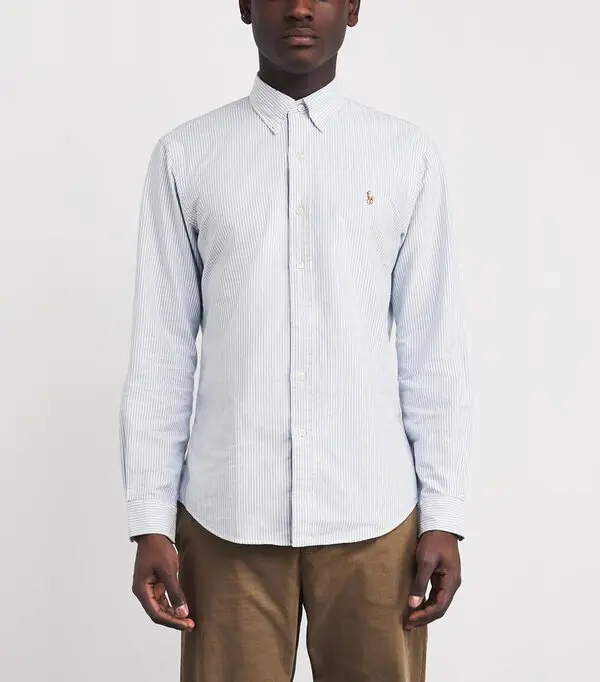 Polo Ralph Lauren Striped Oxford Shirt - Blue