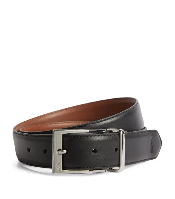 Polo Ralph Lauren Leather Reversible Belt - Black